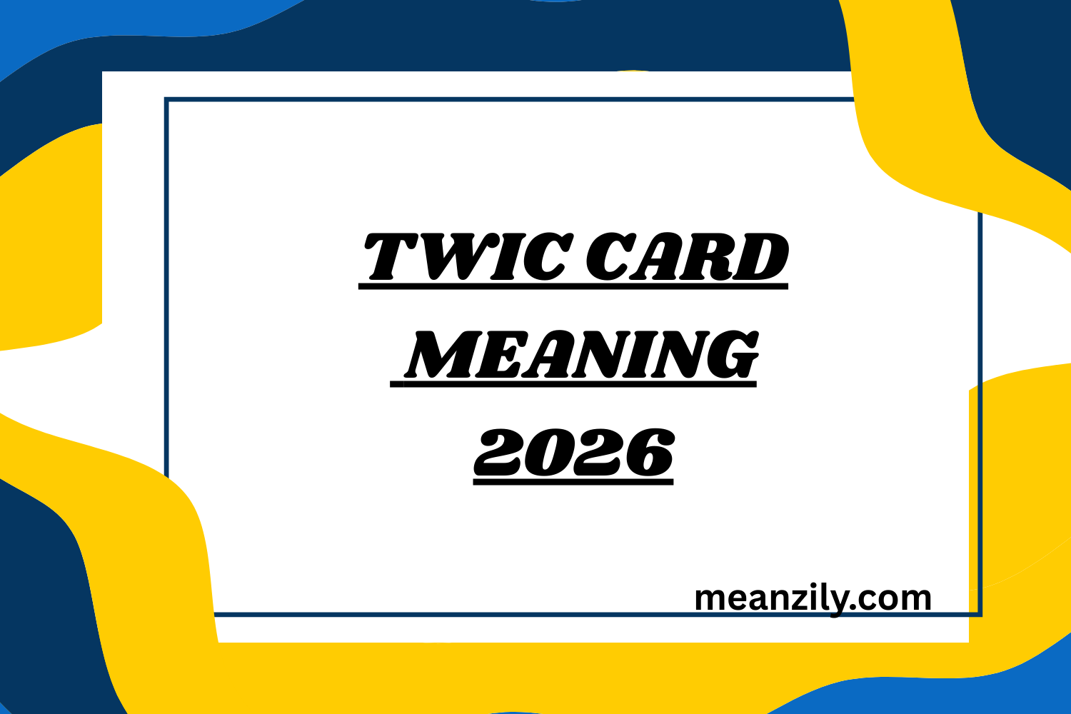 TWIC Card Meaning Truth Behind Port Access 2026