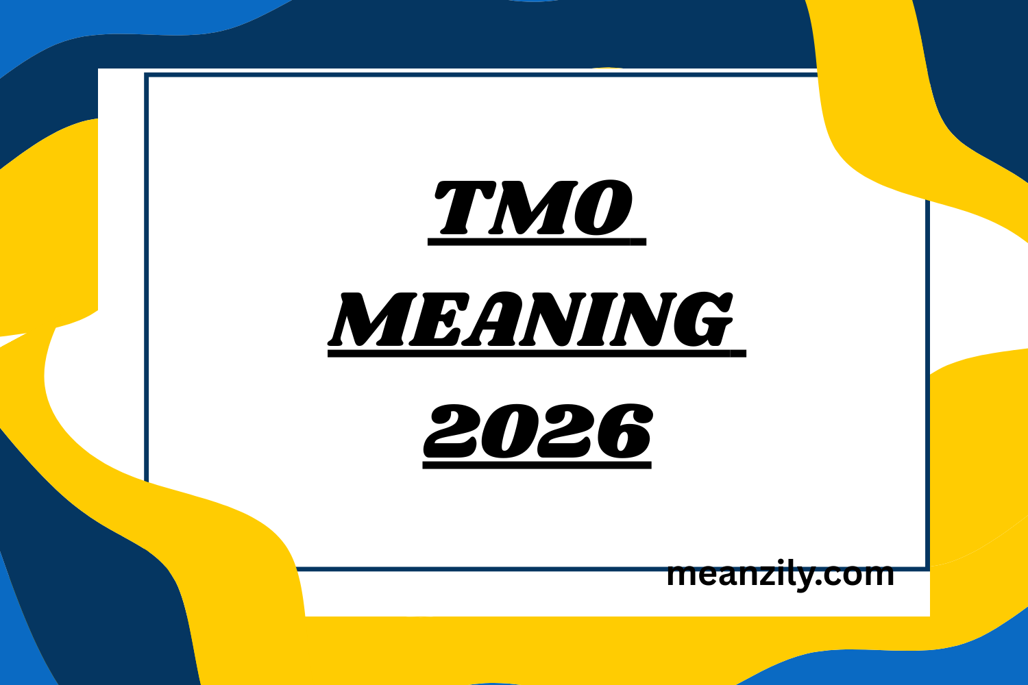 TMO Meaning Explained Truth Behind Its Usage 2026