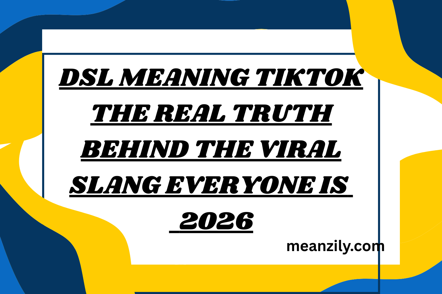 DSL Meaning TikTok The Real Truth Behind the Viral Slang Everyone Is ...